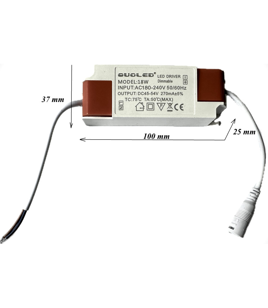 DRIVER 18W DIMMABLE PARA DOWNLIGHT QUOLED